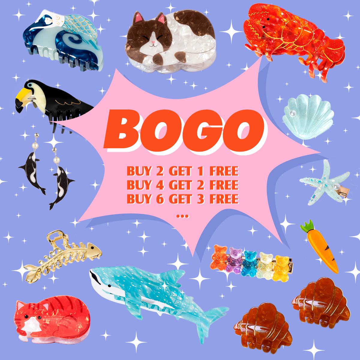 BOGO BUY 1 GET 1 FREE
