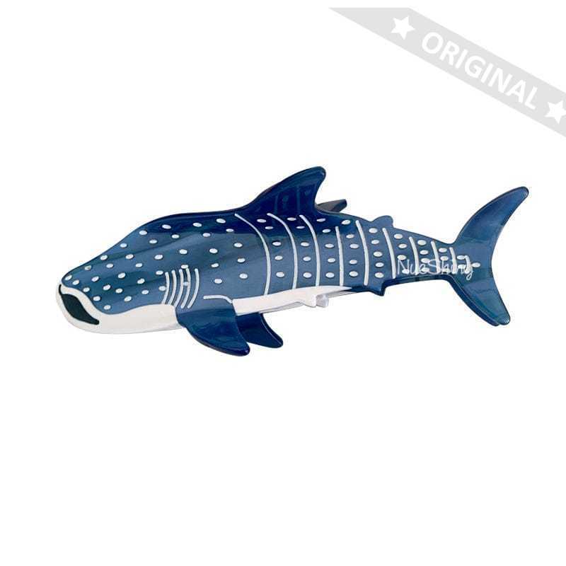 Jumbo Blue Whale Shark Ocean Series Hair Claw丨NueShiny